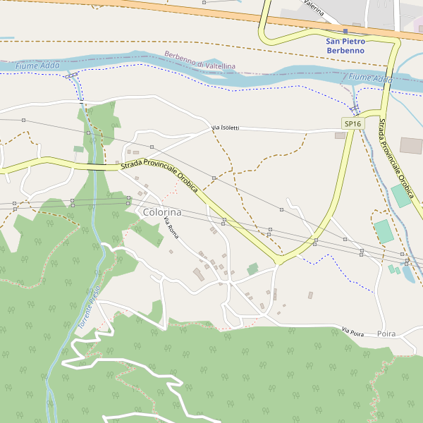 Mappa pompieri di Colorina - Lombardo Geosystems