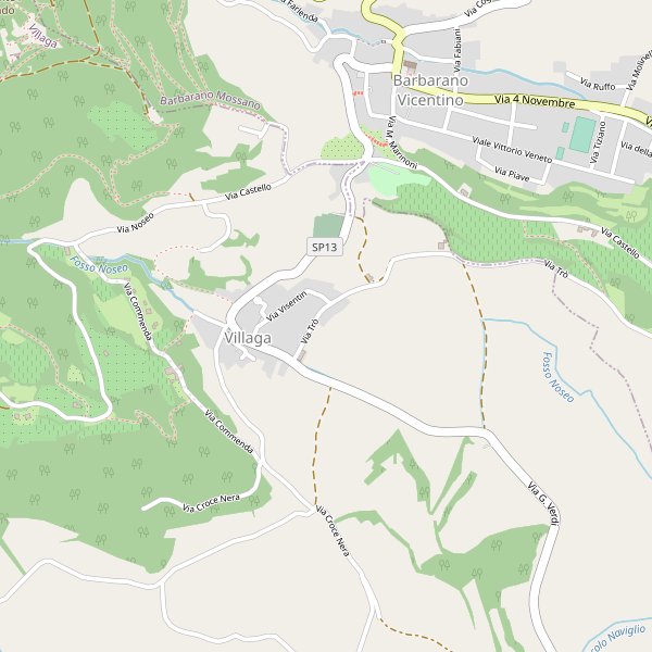Mappa monumenti di Villaga - Lombardo Geosystems