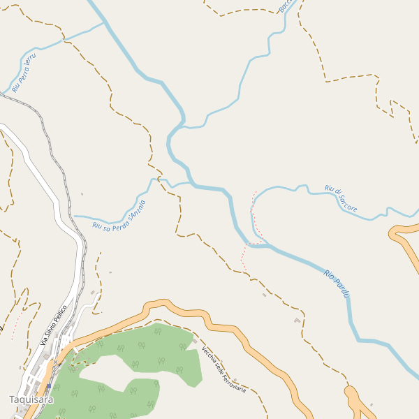 Mappa campeggi di Gairo - Lombardo Geosystems